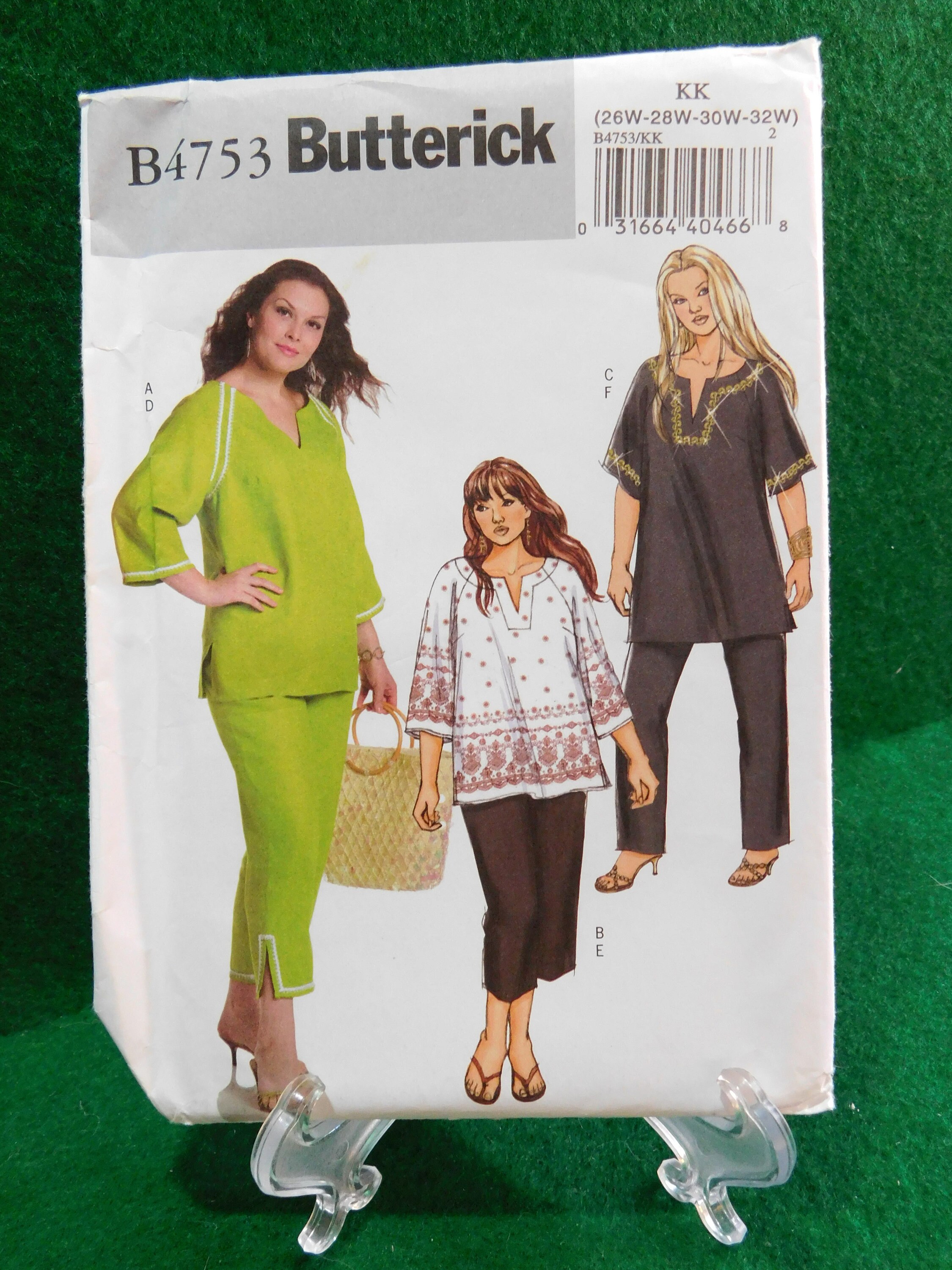 Women Petite Tunic and Pants Pattern Butterick 4783 - Etsy