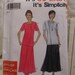 Sewing Pattern Misses' Top and Skirt Uncut Pattern Simplicity 9277 - Etsy