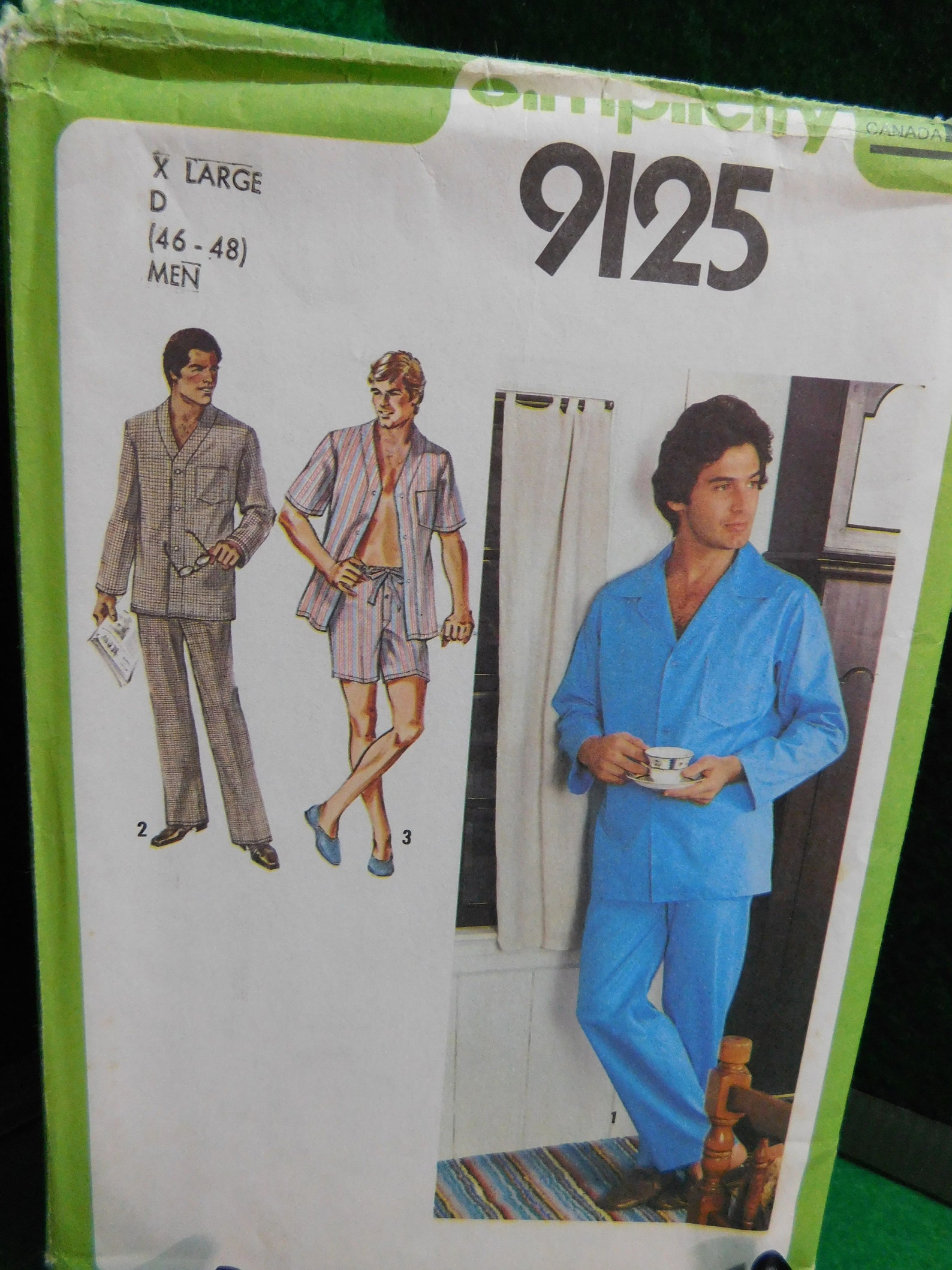 Men Pajamas Sewing Pattern Simplicity 9125 Uncut Pattern - Etsy