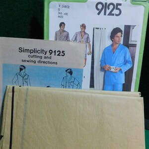 Men Pajamas Sewing Pattern Simplicity 9125 Uncut Pattern - Etsy