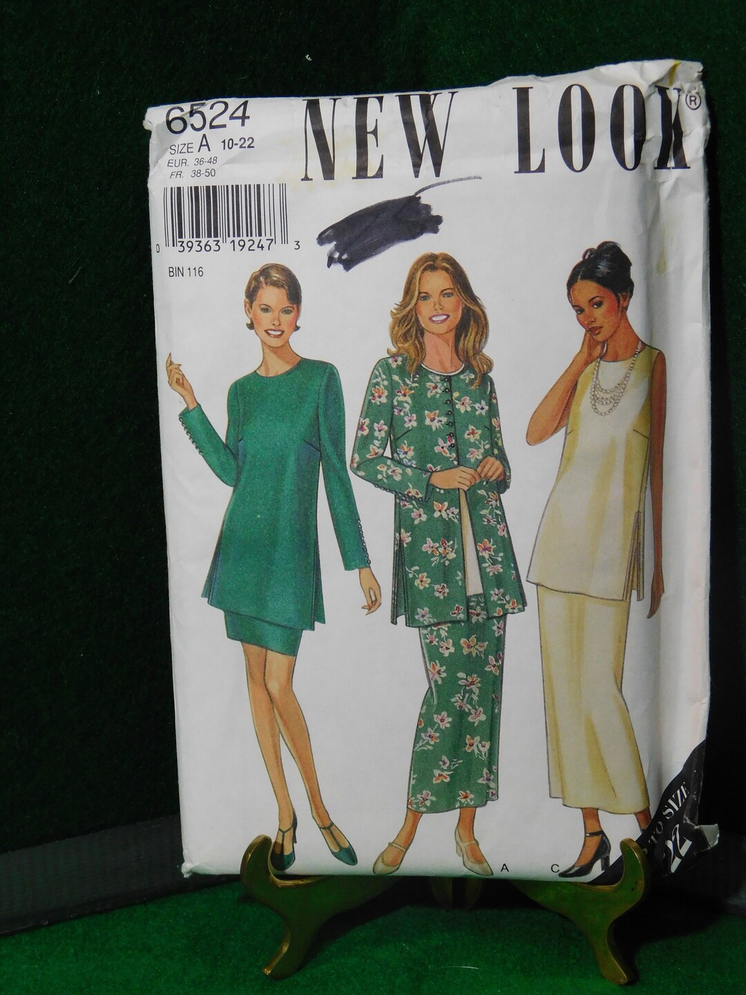 Miss Jacket Tunics Long and Short Skirt Pattern New Look 6524 - Etsy