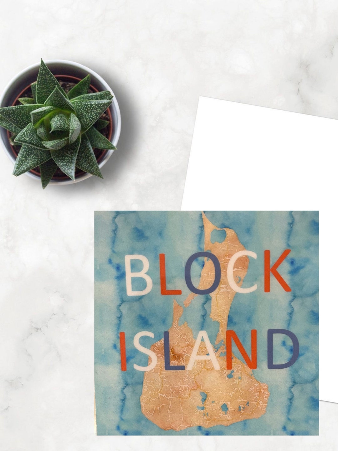 Block Island Map Sticker, Rhode Island Gift - Etsy