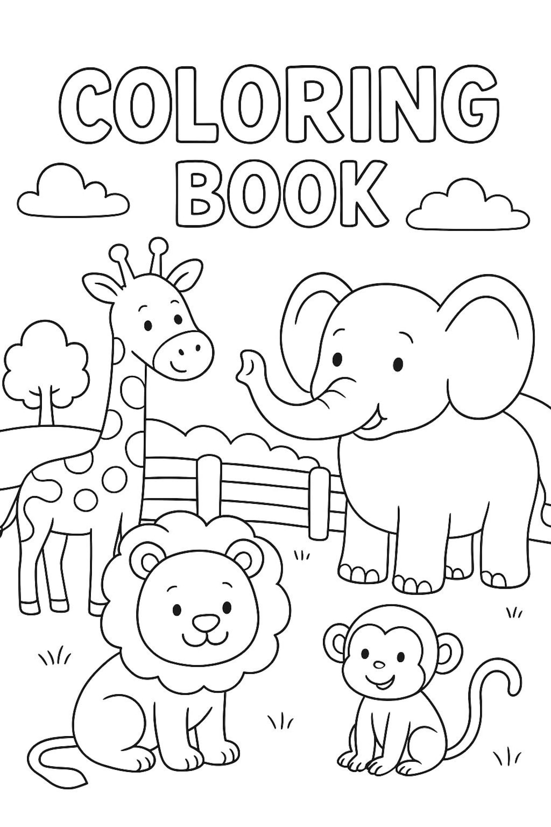 Kids Coloring Book: 99 Fun Activity Pages for Ages 1-5 (PDF Download ...