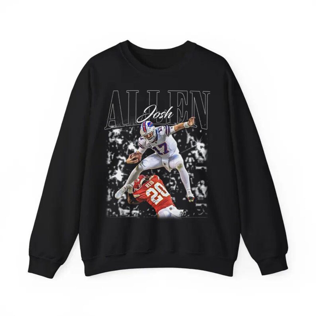Josh Allen Jumping Bootleg 90s Styles Sweatshirt , T Shirt , Youth Tee ...