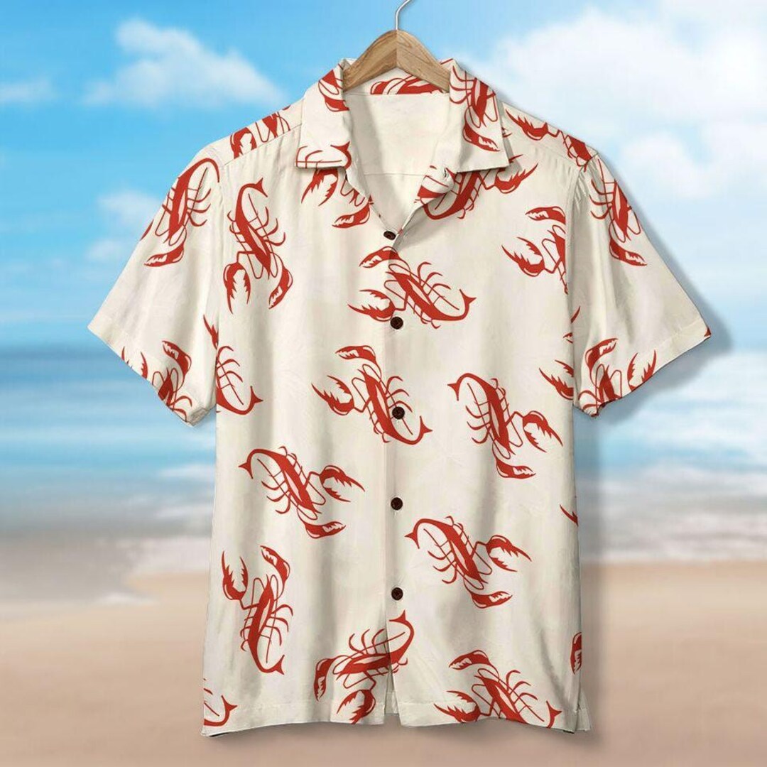 Lobster Kramer Seinfeld Tropical Hawaiian Shirt, Funny Summer Shirt ...