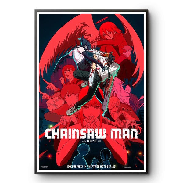 Chainsaw Man Reze Poster - Etsy