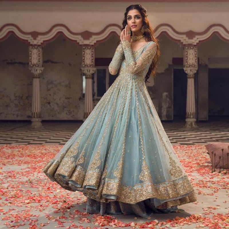 Pakistani Bridal Pishwas - Etsy