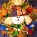Fall Scarecrow Husk Wreath Fall Wreath Fall Decorations | Etsy
