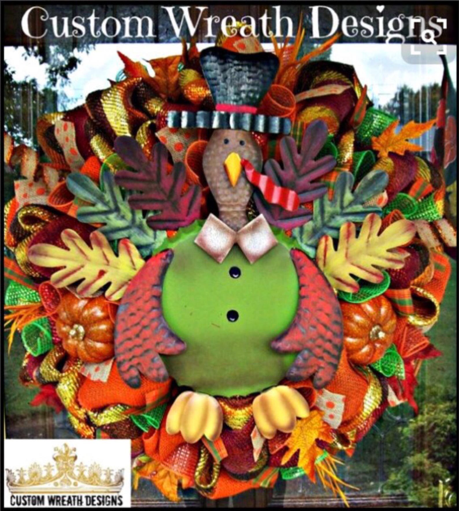 Thanksgiving Turkey Wreath Thanksgiving Decor Fall Wreath - Etsy