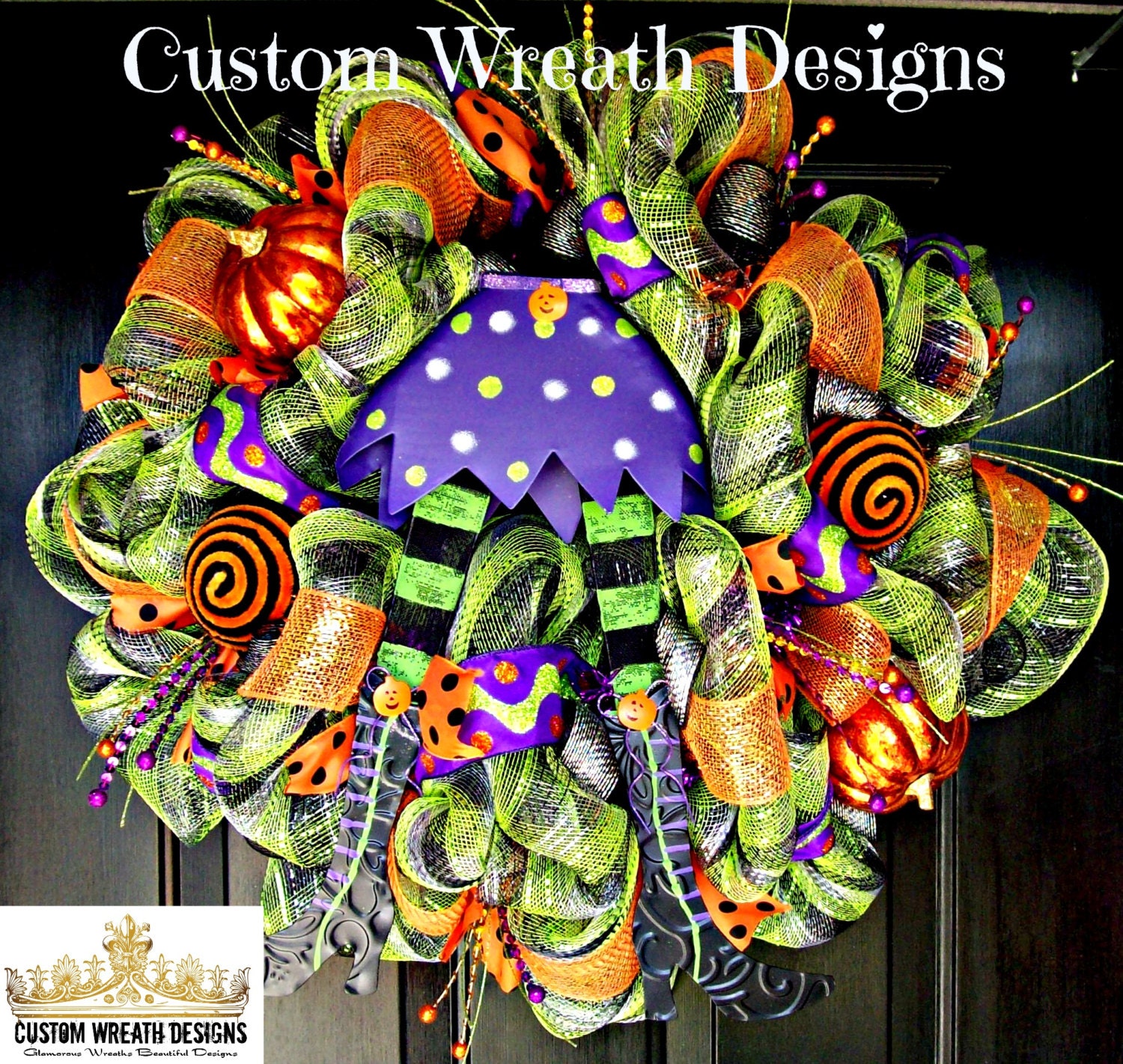 Halloween Wreath | Etsy