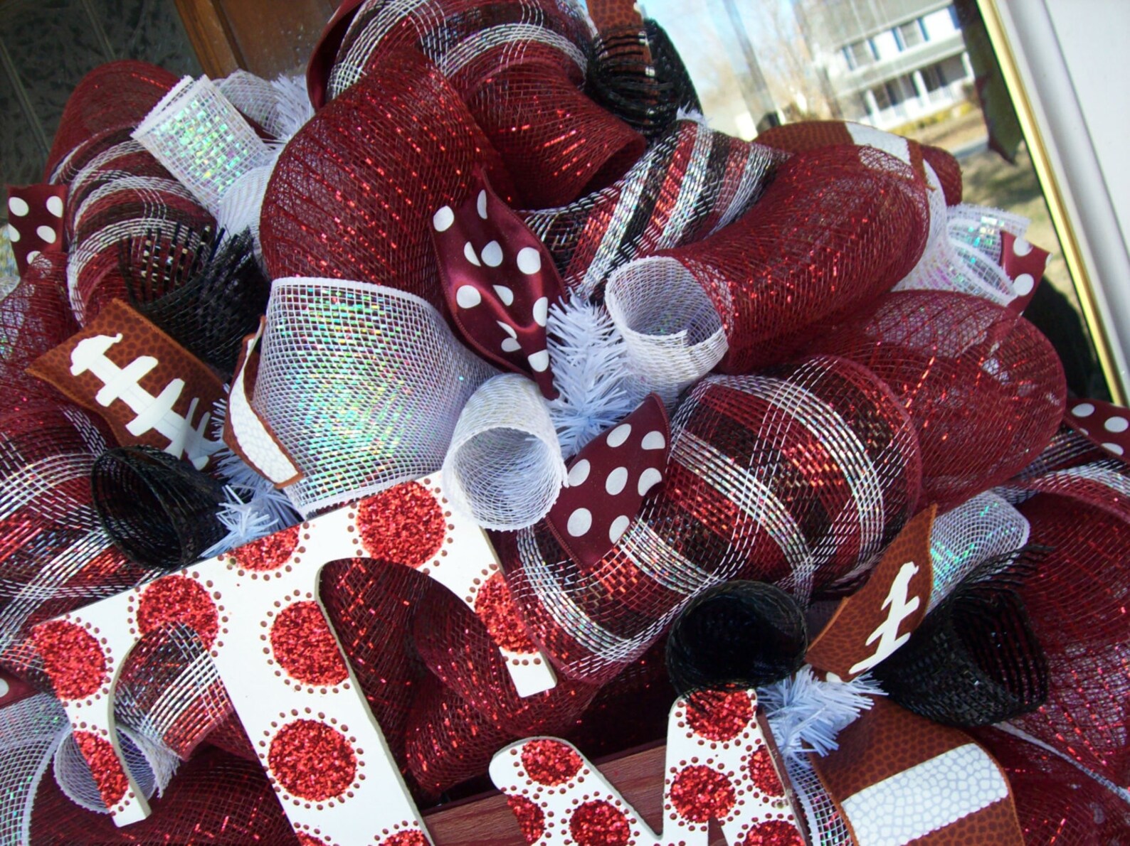 Texas A&M Wreath Texas A and M Wreath Deco Mesh Wreath | Etsy