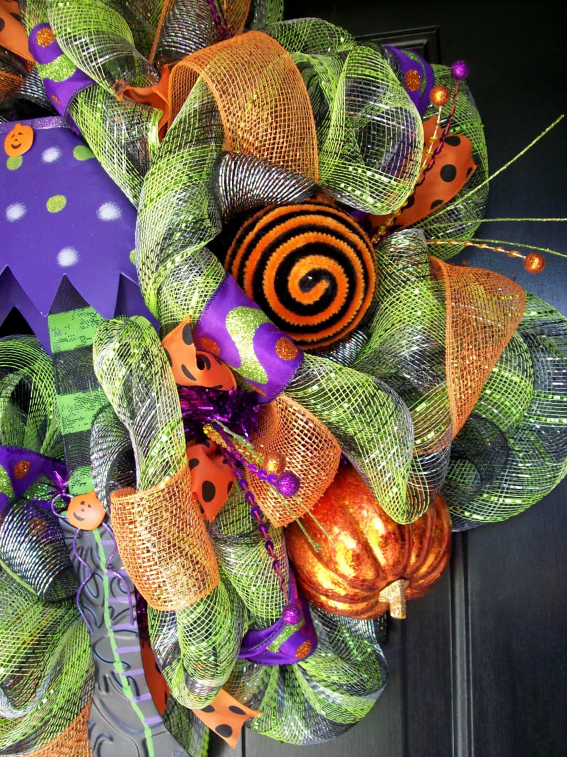 Halloween Wreath - Etsy