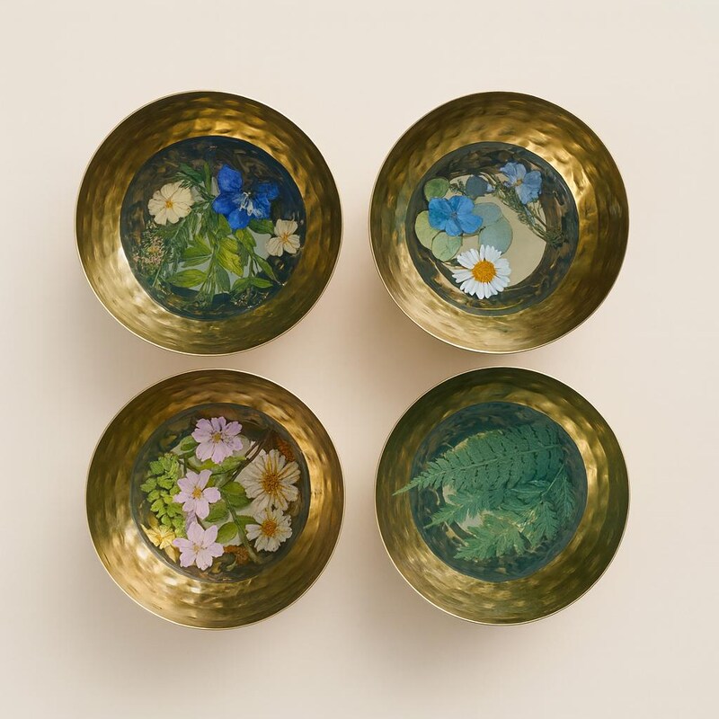 Floral Trinket Dish - Etsy