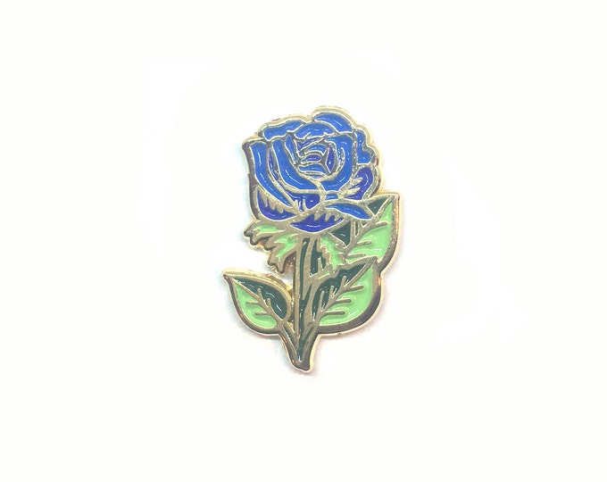 Blue Rose Enamel Pin Twin Peaks Pin David Lynch Pin - Etsy