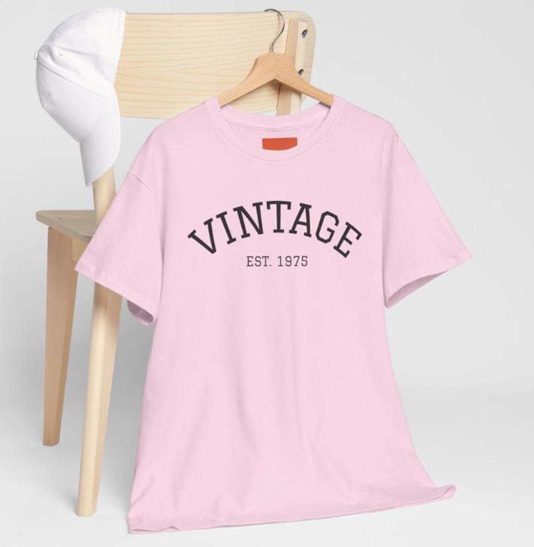 Vintage EST 1975 Tee | Retro Arch Logo T-shirt - Etsy