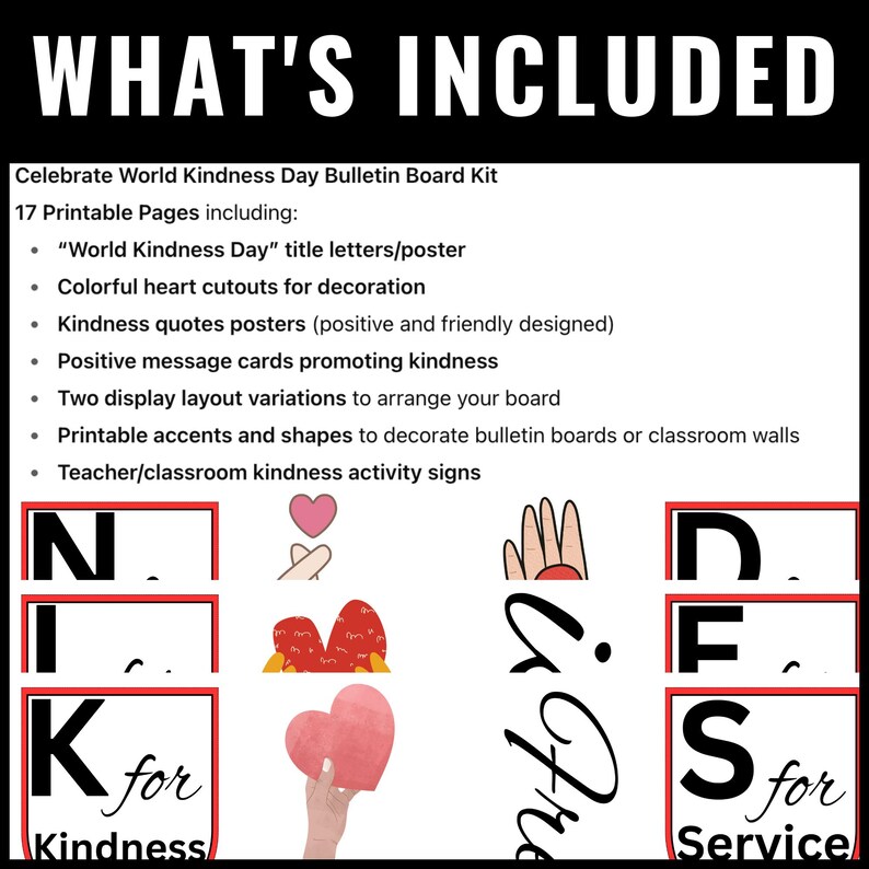 World Kindness Day Bulletin Board Ideas | Friendship Day Door Decor - Etsy