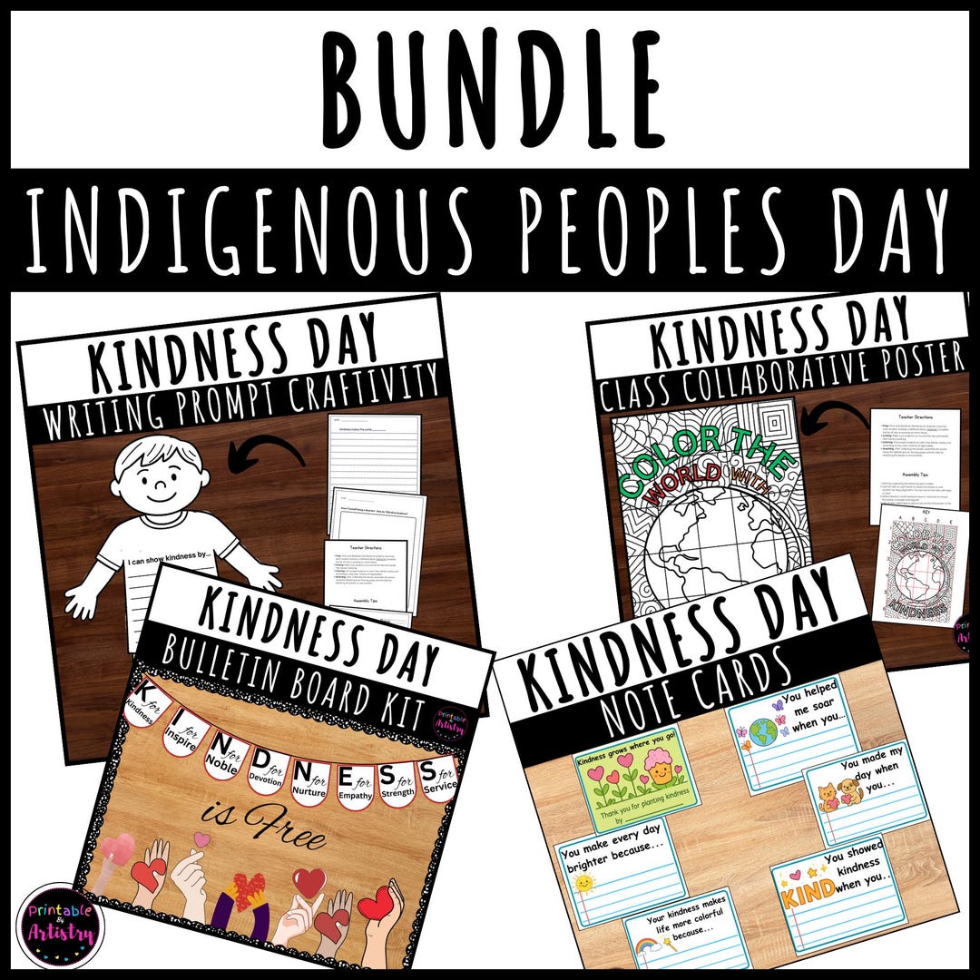 World Kindness Day Crafts Activities Bundle | November Learn and Play ...