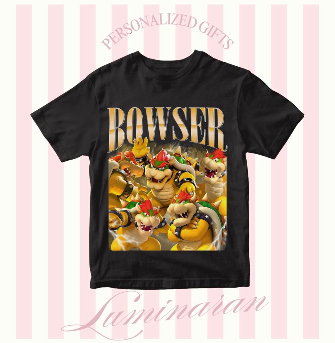 Bowser Png, Vintage Bowser Png, Mario Game Homage Png, Mario Bros Video ...