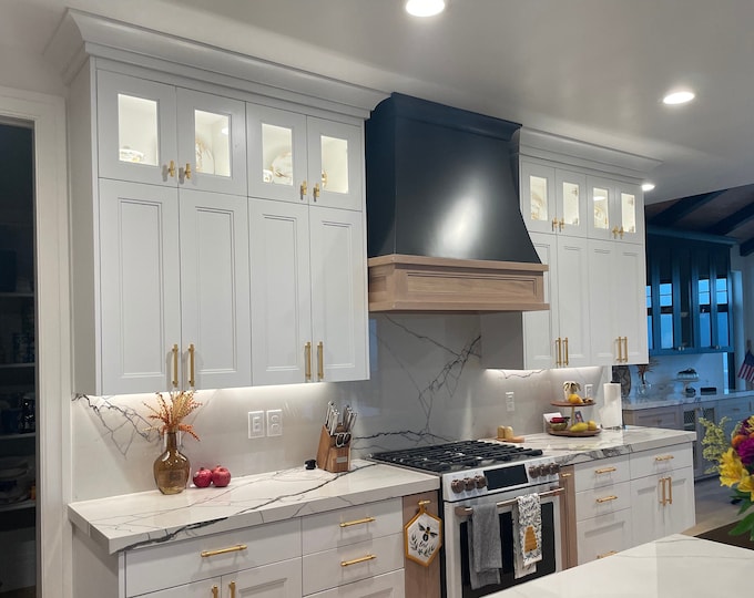 Kitchen Cabinet Layout Draft, 2D Custom Kitchen Design, Cabinet Layout ...