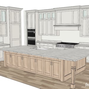 Kitchen Interior Designs, 3D Rendering, Kitchen Design, Kitchen Remodel ...