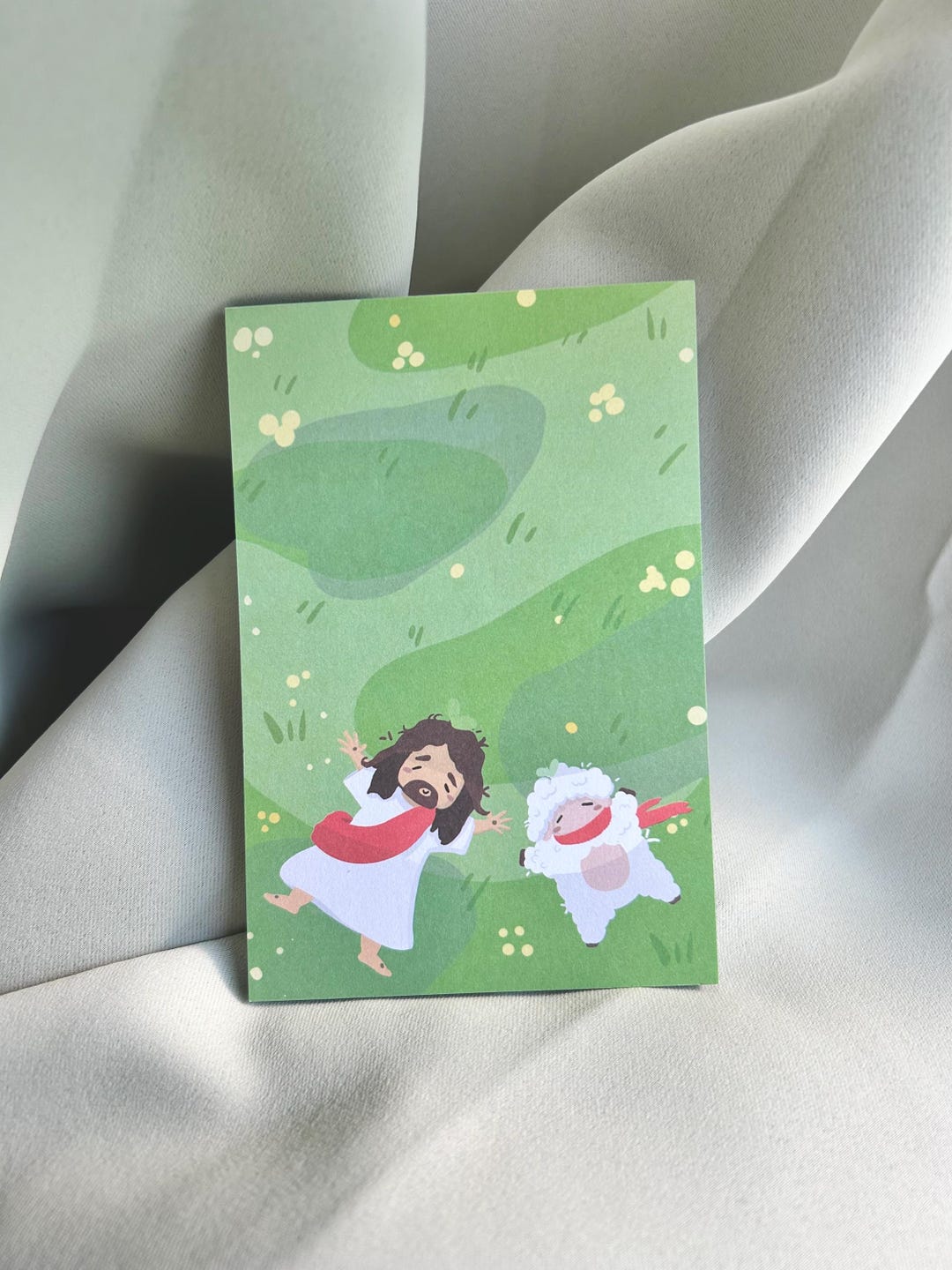 Jesus With Sheep - Christian Notepad for Bible Study - Etsy
