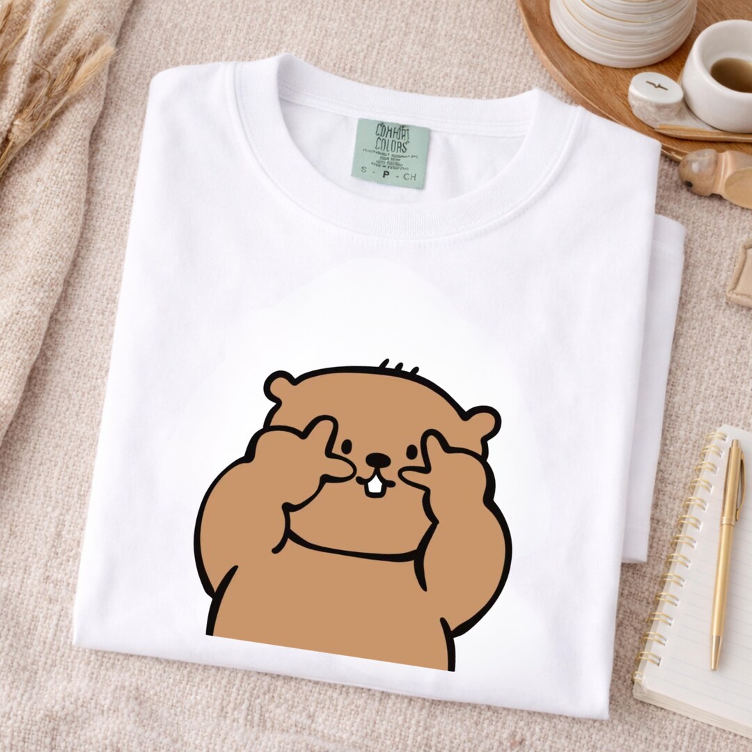 Funny Bear Middle Finger Sweatshirt Edgy Animal Graphic Tee Sarcastic ...