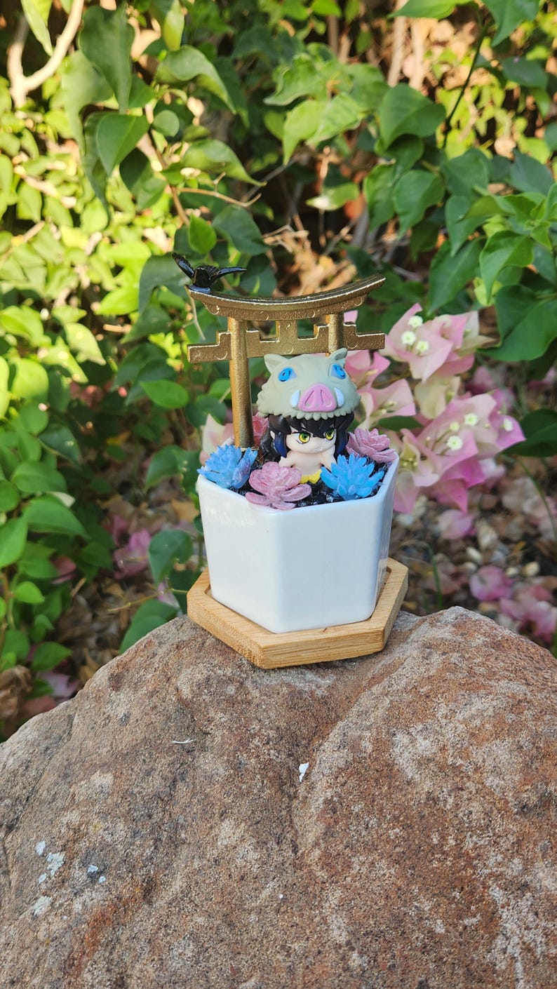 DEMON SLAYER Kimetsu No Yaiba - Hand Made Succulent Pot Curations ...