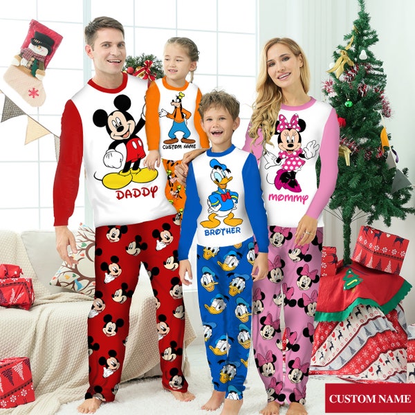 Mickey Mouse Pajamas - Etsy
