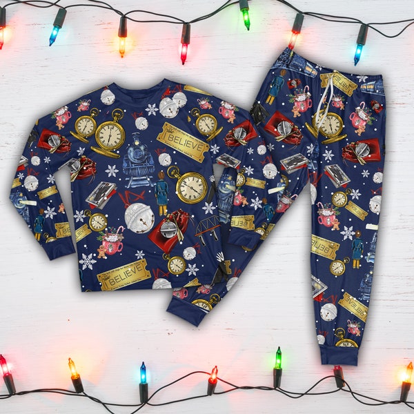 Polar Express Pajamas - Etsy