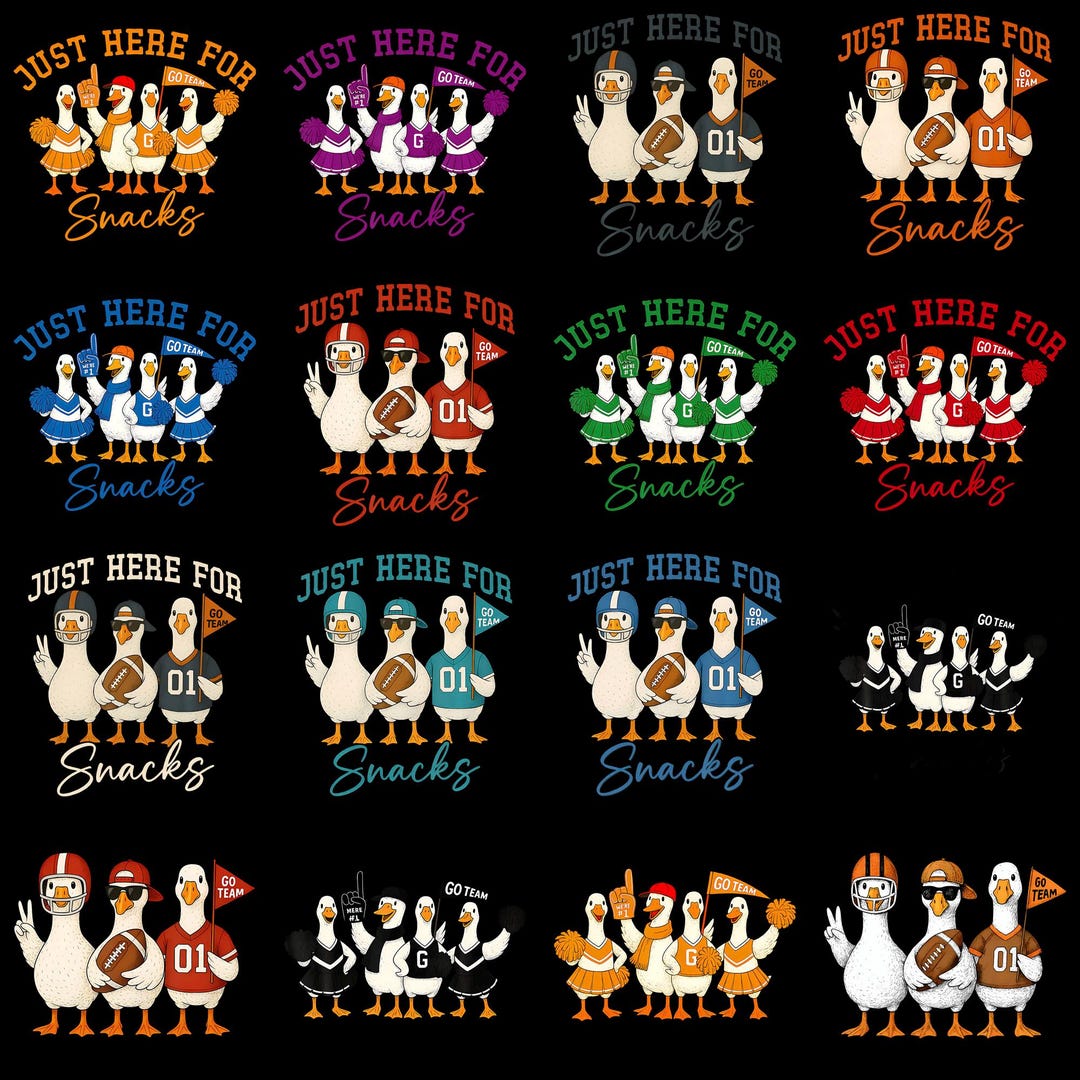 Goose Football Go Cheer PNG, Funny Cheerleader Goose Clipart, Game Day ...