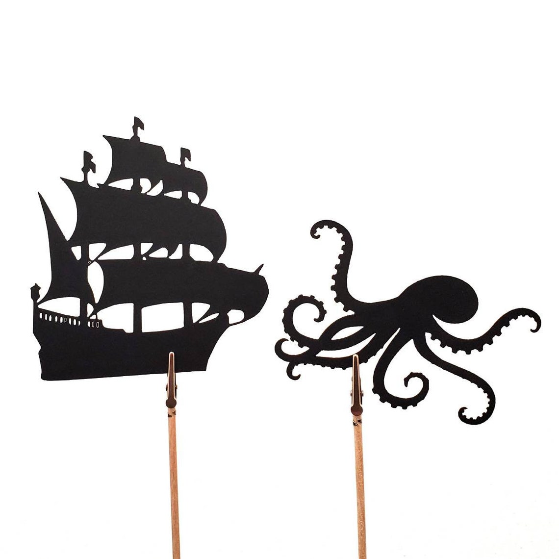 Mermaid Shadow Puppets - Etsy