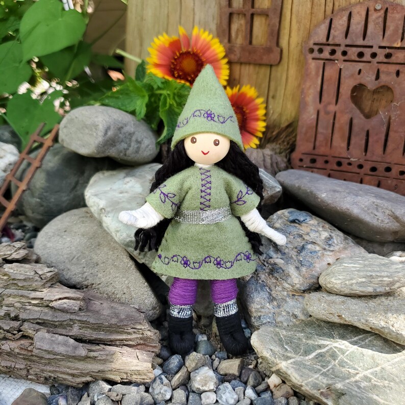 Handmade Spring Kindness Elf Doll – Customizable Posable Girl Doll ...