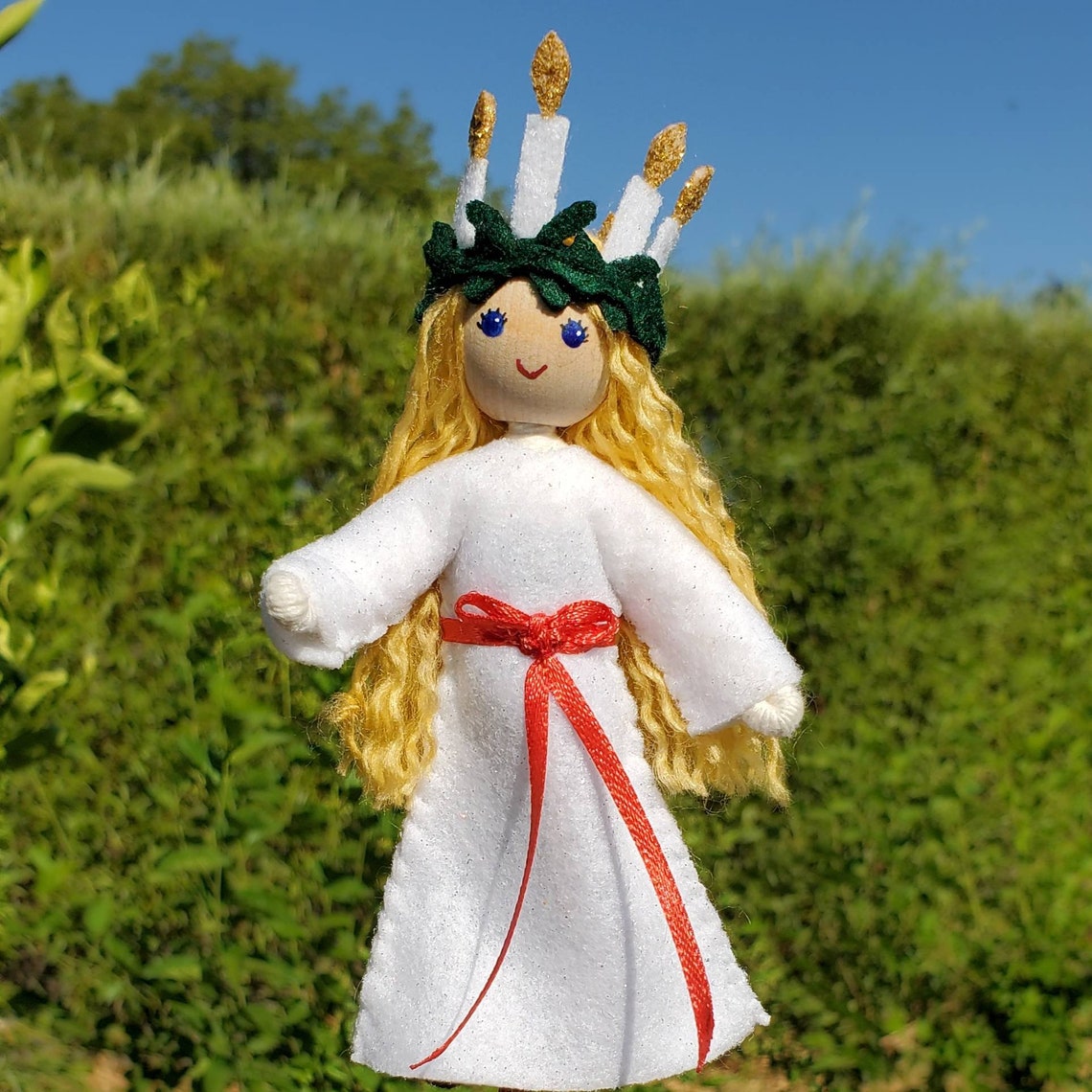 Santa Lucia Doll Swedish Christmas Saint Dolls St. Lucia - Etsy