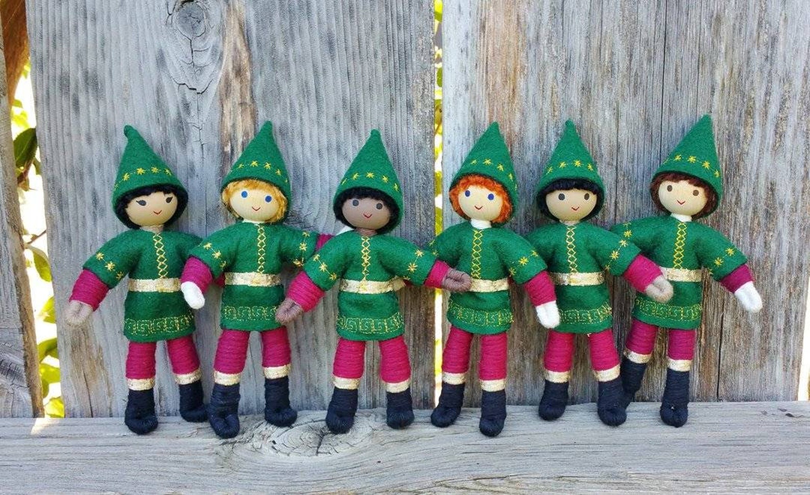 Elf Doll Figurine Christmas boy elf Elves cute elf dolls | Etsy