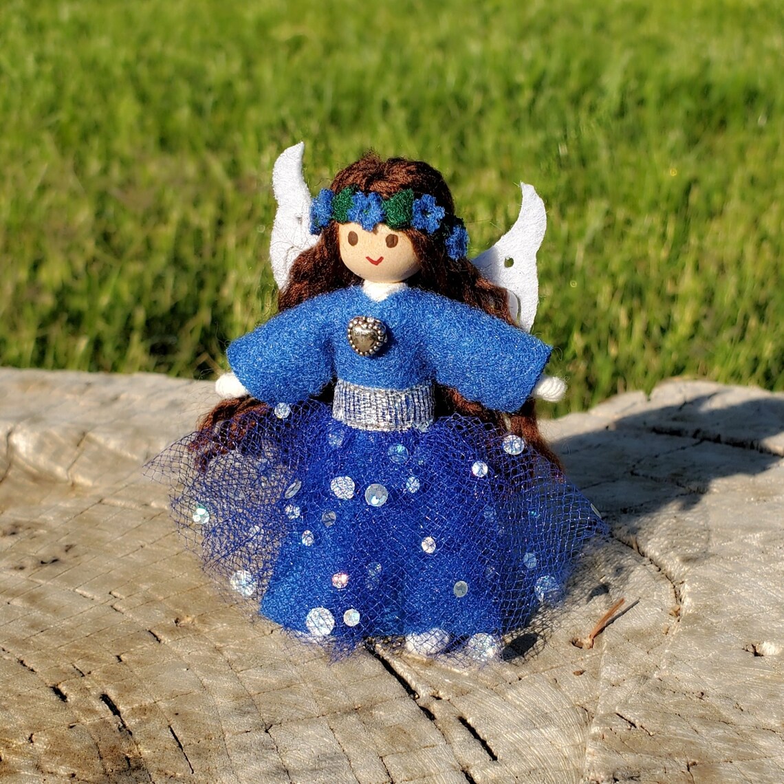 Mini Fairy Doll Toy - Flower Fairy Handmade - Small Fairy Doll - Bendy ...