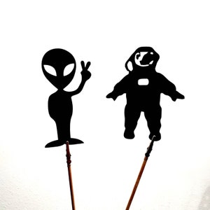 Outer Space Shadow Puppets, Shadow Puppet Theater - Etsy