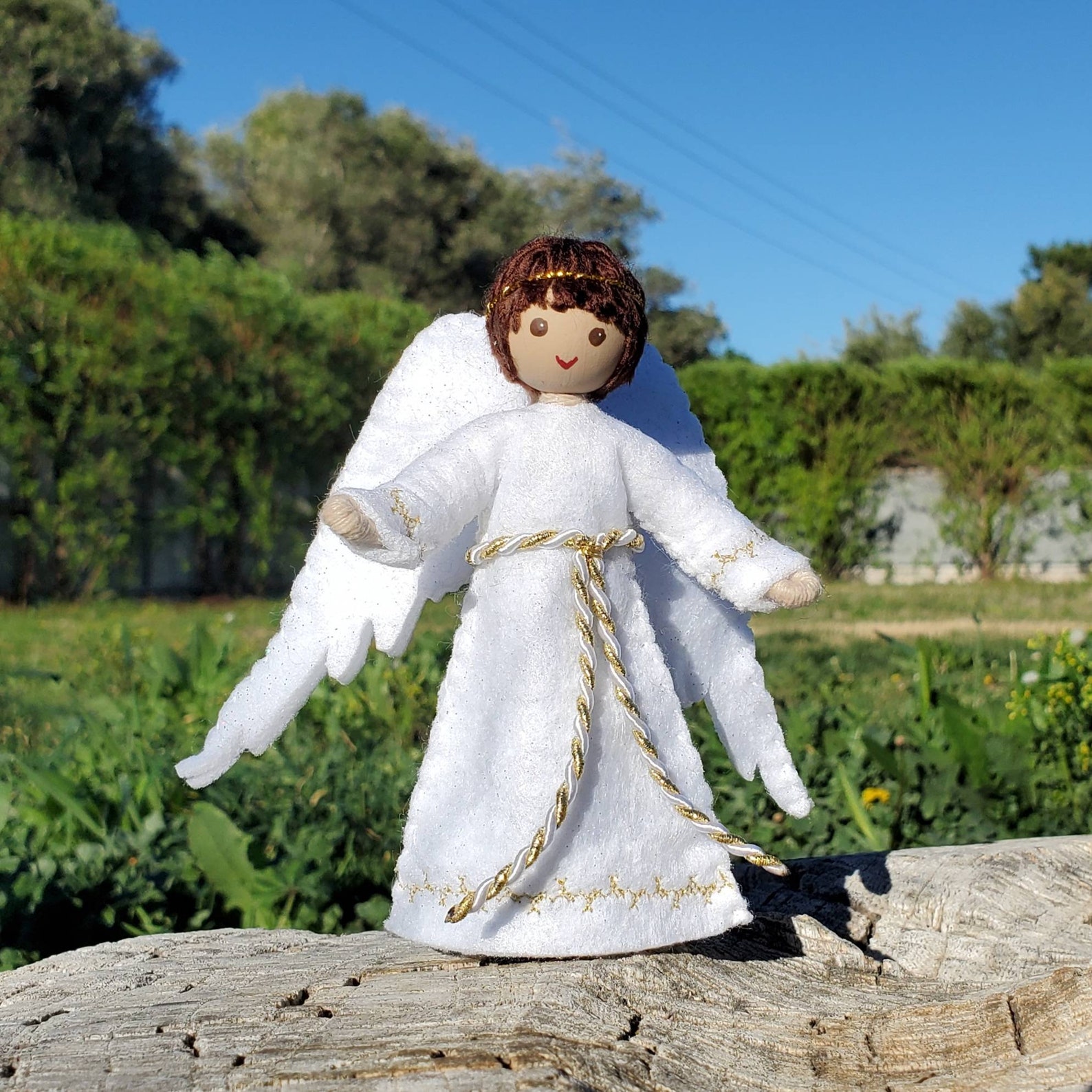 Angel Doll Boy Christmas Angel Boy Guardian Angel - Etsy