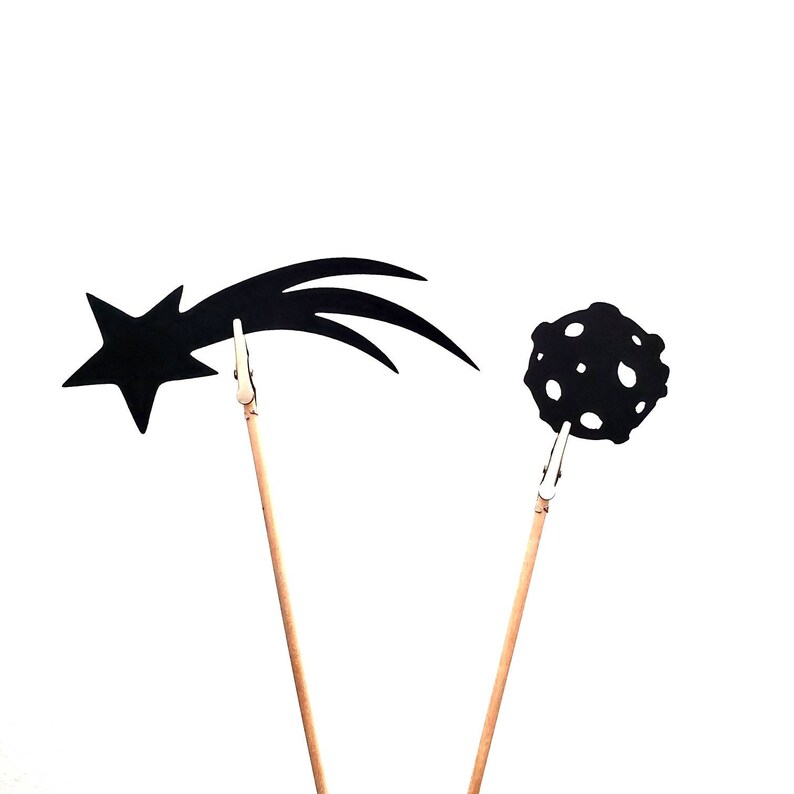 Outer Space Shadow Puppets Shadow Puppet Theater | Etsy