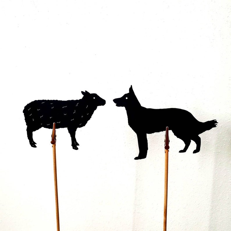 Shadow Puppets Farmer, Shadow Puppet Theater - Etsy
