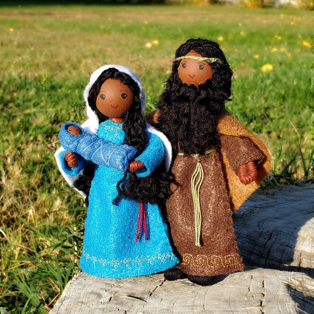 Nativity Set Dollhouse Nativity Mary and Joseph Nativity Toys Holy ...