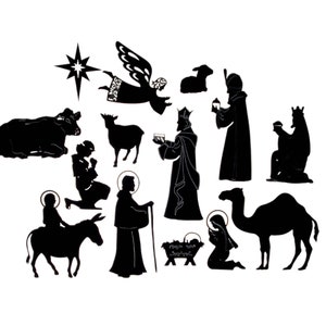 Nativity Shadow Puppets | Christmas Story | Catholic Christian Holy ...