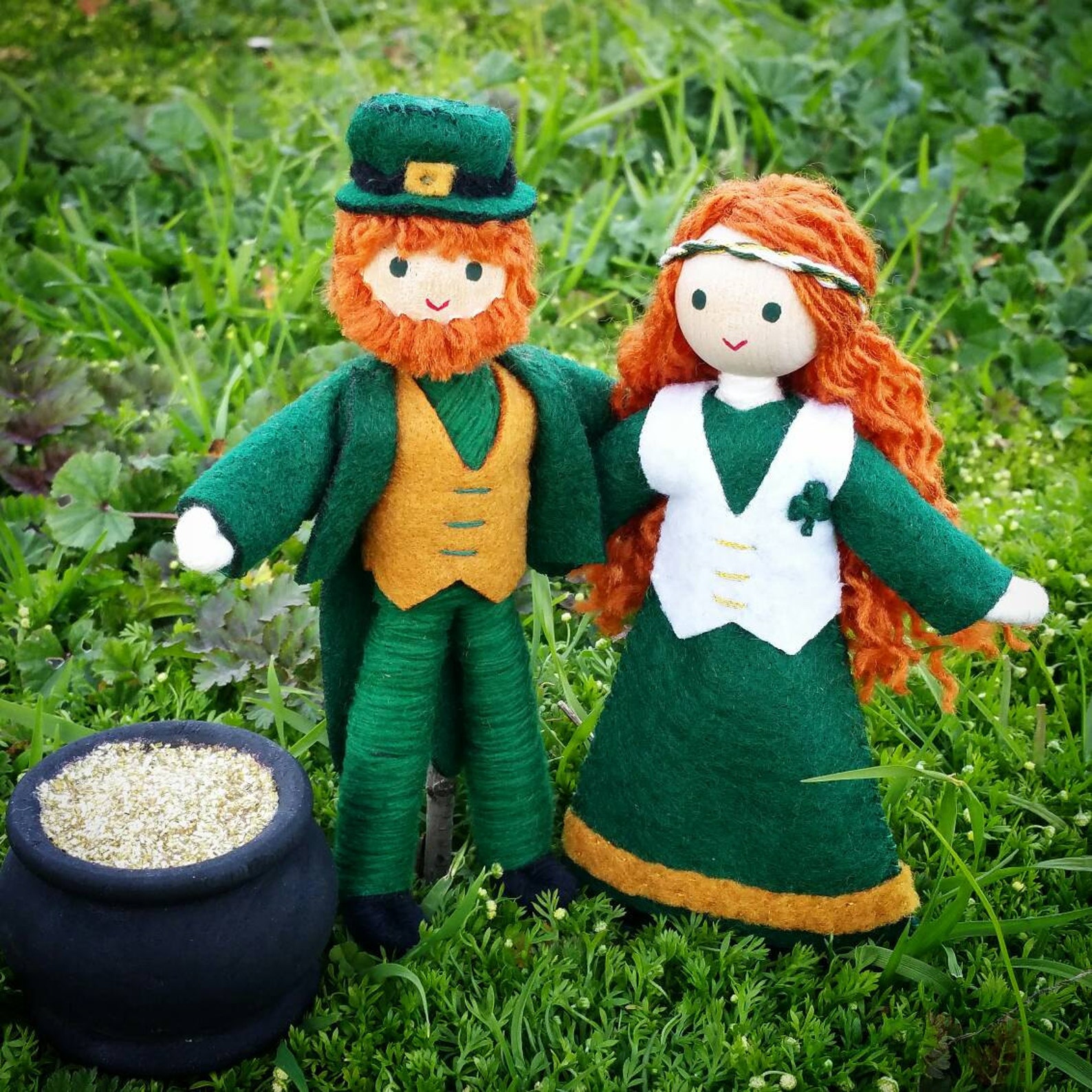 Leprechaun Doll St. Patrick's Day Leprechaun Girl - Etsy Canada