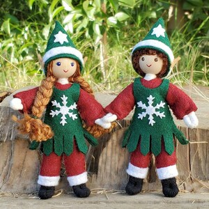 Elf Doll - Christmas Girl Elf - Cute Elf Dolls - Wildflower Toys ...