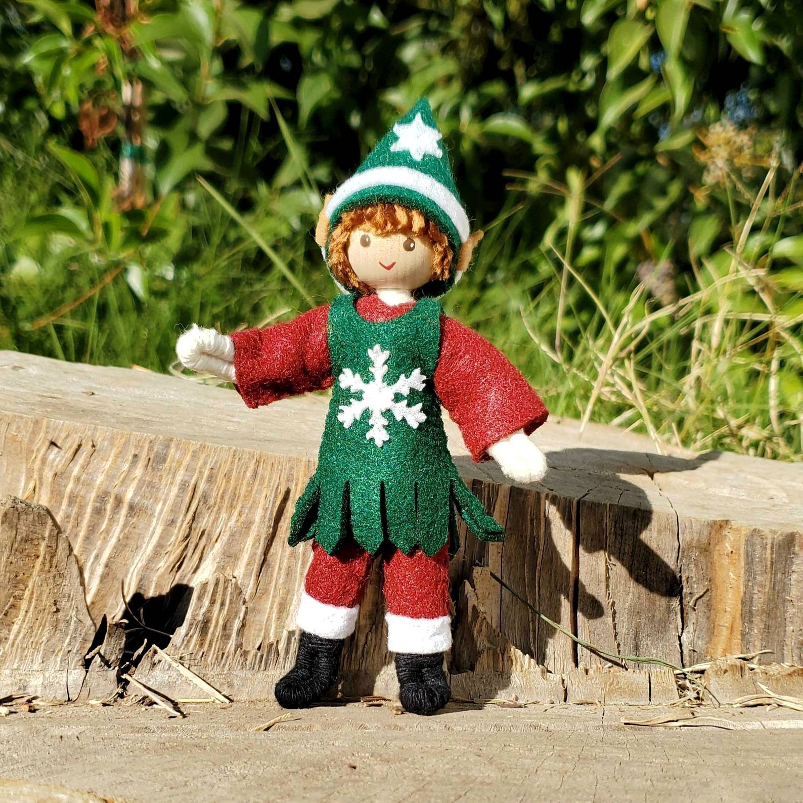 Elf Doll Figurine Christmas Boy Elf Cute Elf Dolls | Etsy