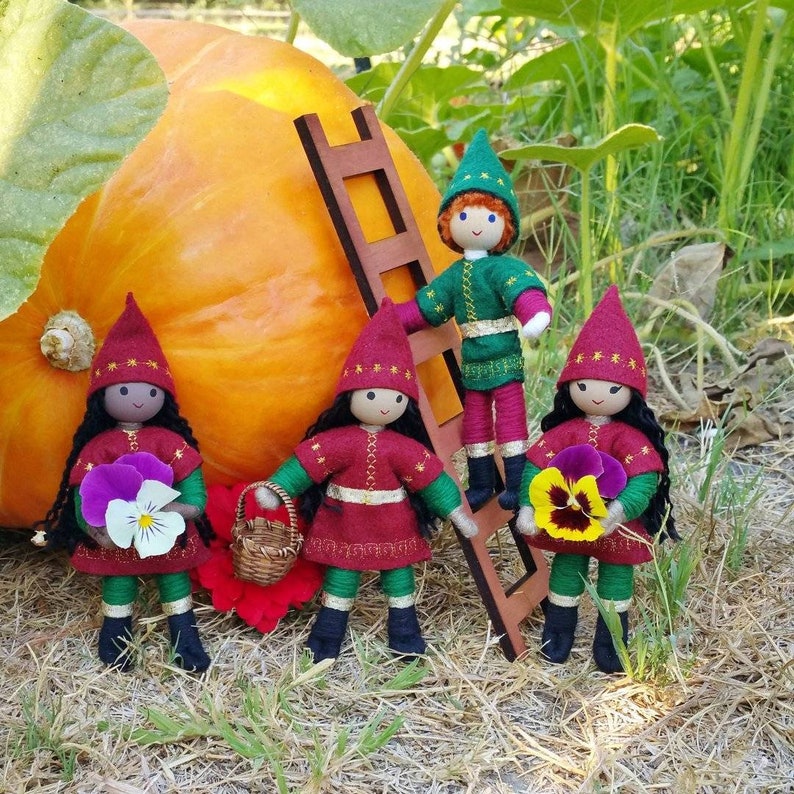 Elf Doll Figurine Christmas Girl Elf Cute Elf Dolls Elves - Etsy