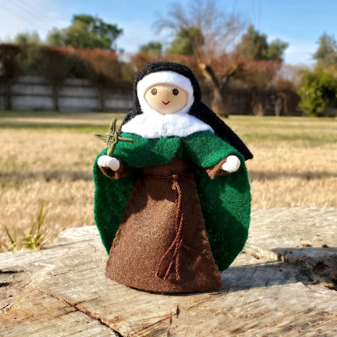 St. Brigid doll Saint Brigid of Ireland Catholic saint | Etsy