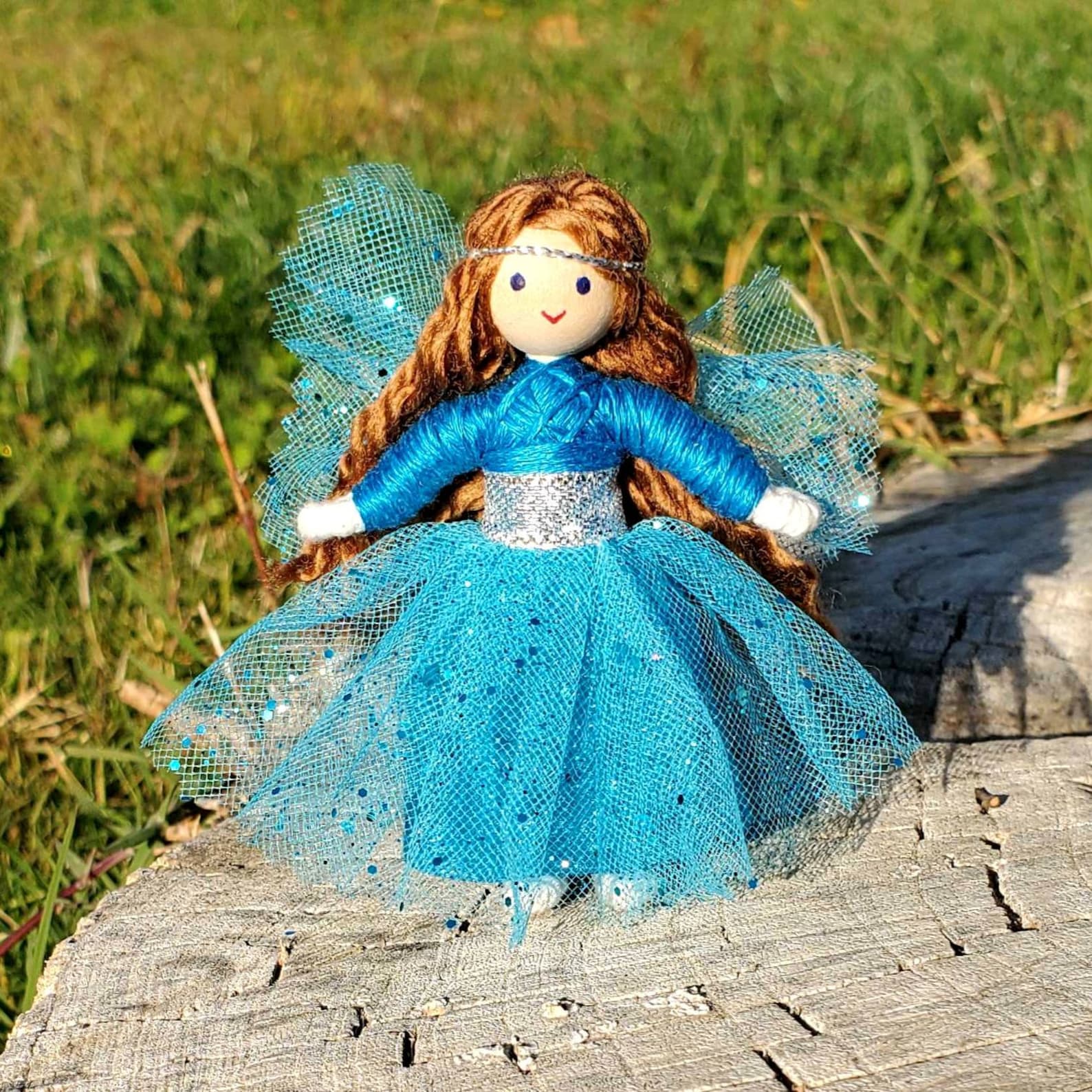 Blue Fairy Doll Toy Choose Hair Color/skin Tone - Etsy