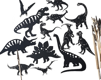 The Town Mouse and the Country Mouse Shadow Puppet Set: Eight Puppets ...