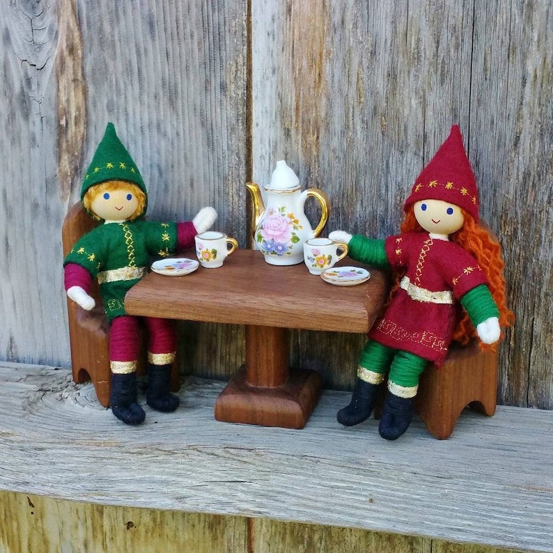 Elf Doll Figurine Christmas Girl Elf Cute Elf Dolls Elves - Etsy