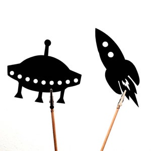 Outer Space Shadow Puppets, Shadow Puppet Theater - Etsy